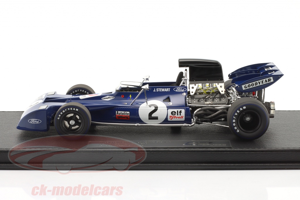 GP Replicas 1:18 J. Stewart Tyrrell 003 #2 Winner German GP formula 1 World Champion 1971 GP118A ...