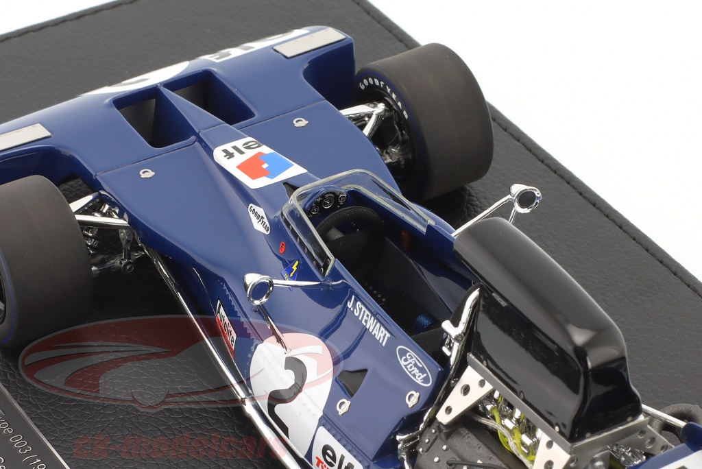 GP Replicas 1:18 J. Stewart Tyrrell 003 #2 gagnant Allemand GP formule 1 Champion du monde 1971 ...