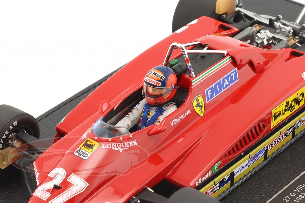 GP Replicas 1:18 G. Villeneuve Ferrari 126 C2 #27 Belgium GP formula 1 ...