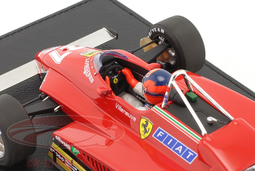 GP Replicas 1:18 G. Villeneuve Ferrari 126 C2 #27 Belgium GP formula 1 ...
