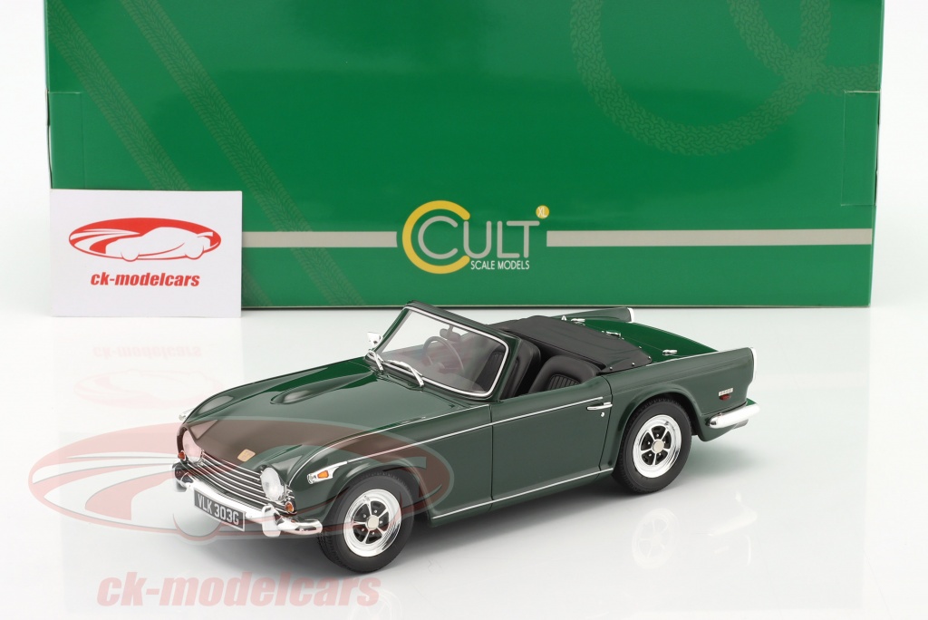 Cult Scale Models 1:18 Triumph TR5 P.I. RHD year 1967 green CML069-3 ...