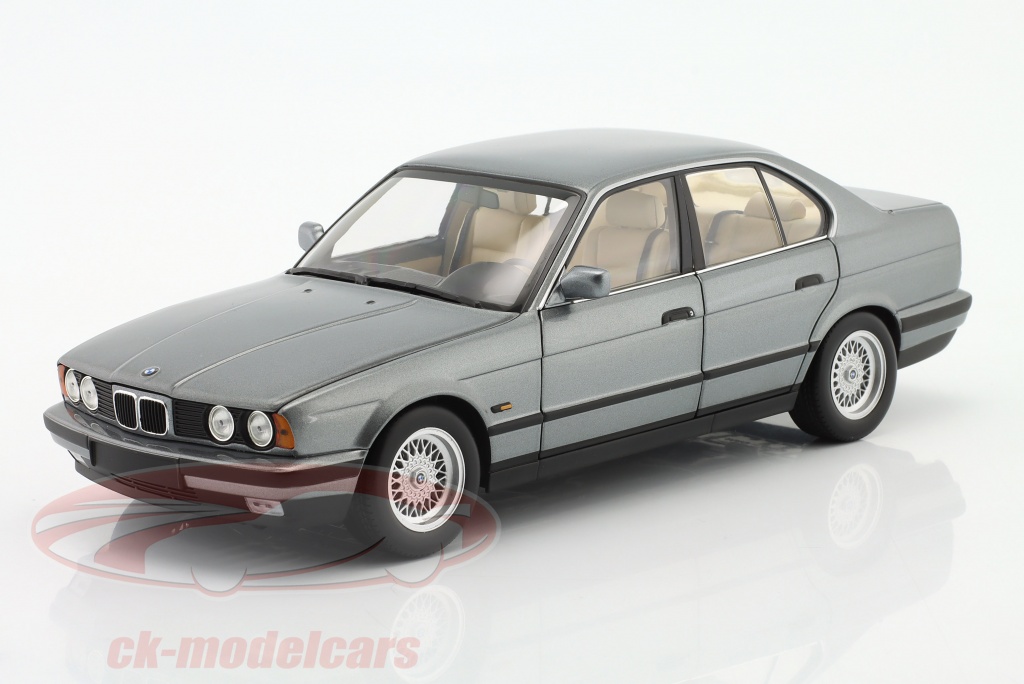 Minichamps 1:18 BMW 535i (E34) year 1988 grey metallic 100024008 model ...