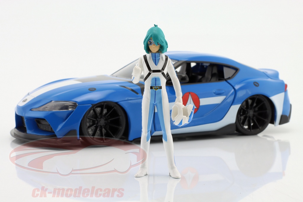 Jadatoys 1:24 Toyota Supra MK5 TV series robotech with figure Max ...
