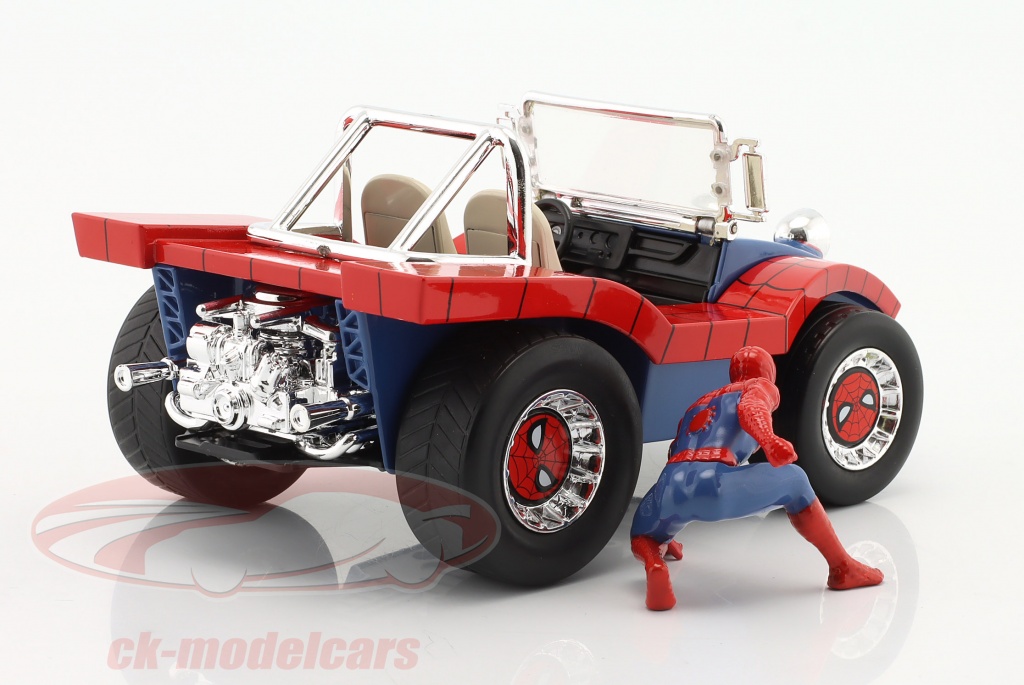 Jadatoys 1:24 Buggy Movie Spiderman with figure Spiderman blue / red ...