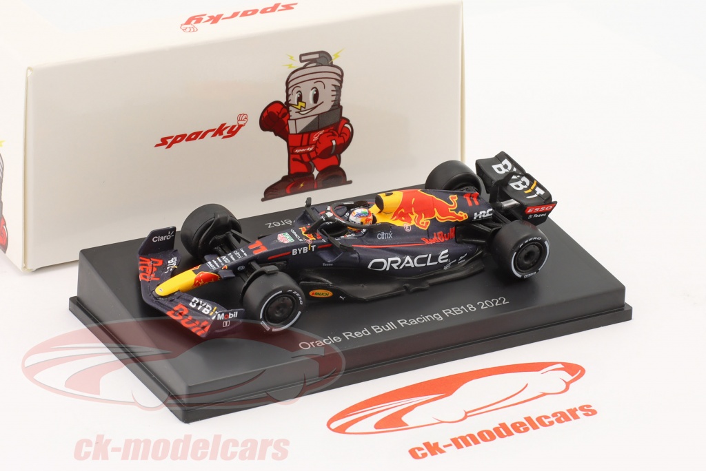 Spark 1:64 Sergio Perez Red Bull RB18 #11 formula 1 2022 Y255 model car ...