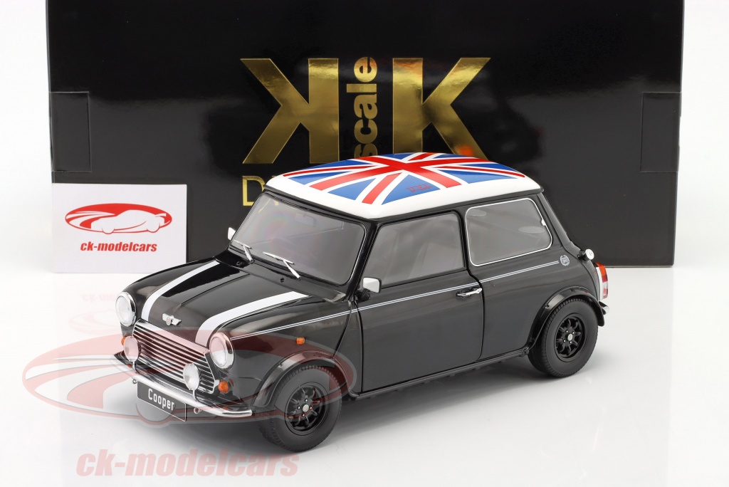 KK-Scale 1:12 Mini Cooper Preto / Branco / Union Jack RHD KKDC120052R ...