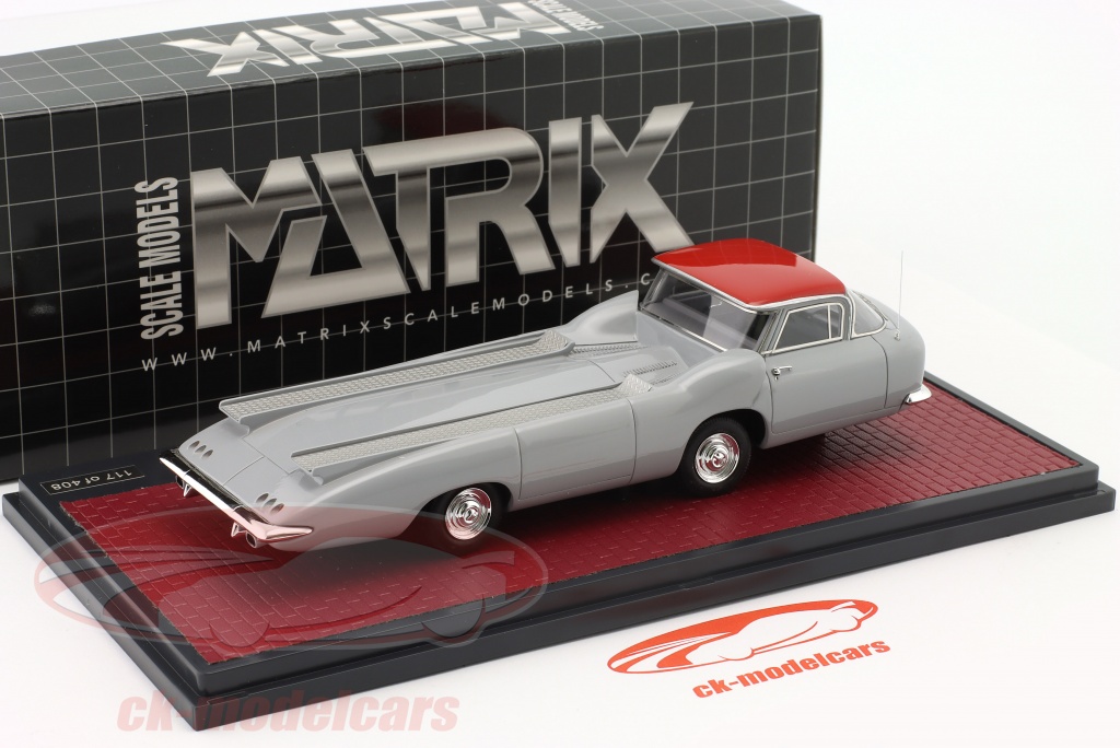 Matrix 1:43 Holtkamp Cheetah Transporter Baujahr 1961 grau / rot ...