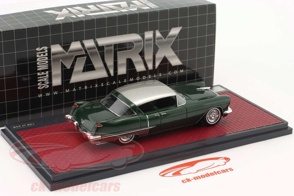 Matrix 1:43 Cadillac Eldorado Brougham Dream Car XP38 1955 dark green ...