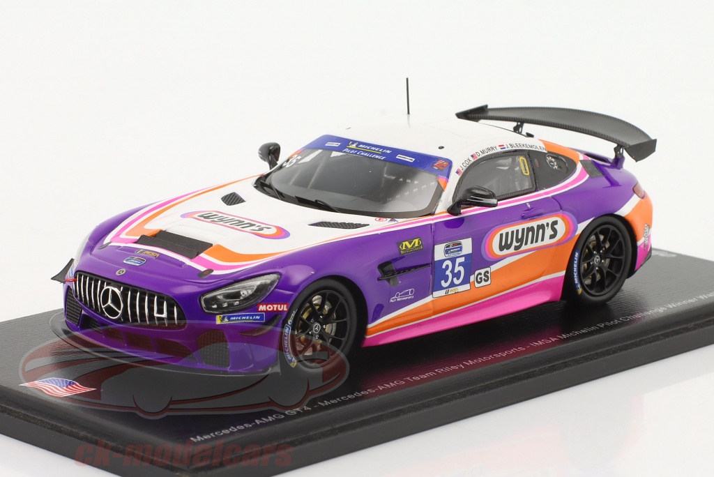 Spark 1:43 Mercedes-AMG GT4 #35 gagnant IMSA MPC Watkins Glen 2019 ...