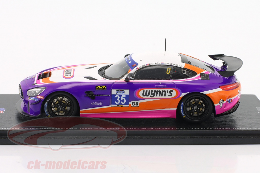 Spark 1:43 Mercedes-AMG GT4 #35 gagnant IMSA MPC Watkins Glen 2019 ...