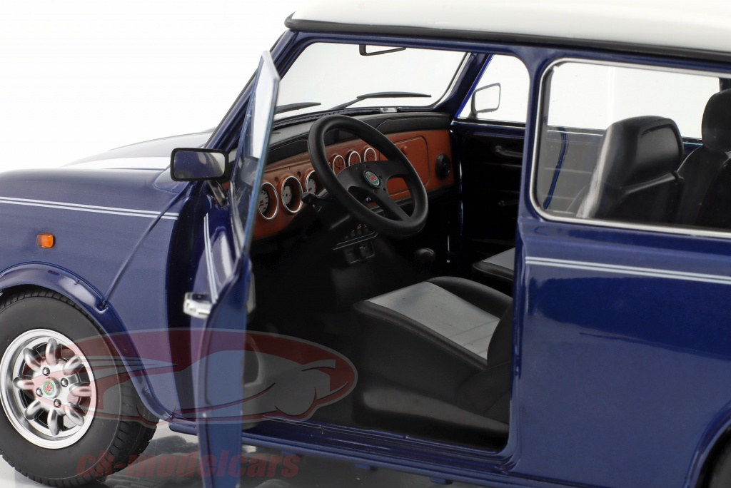 KK-Scale 1:12 Mini Cooper blue metallic / white LHD KKDC120053L model ...