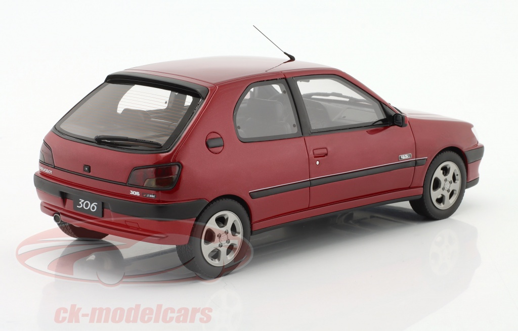Ottomobile 1:18 Peugeot 306 S16 LeMans year 1994 lucifer red OT959 ...