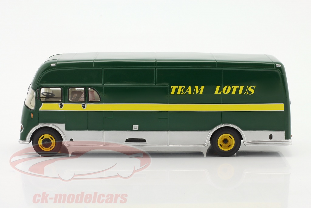 Spark 1:43 Bedford Transporter formule 1 Team Lotus 1961-1963 groente ...