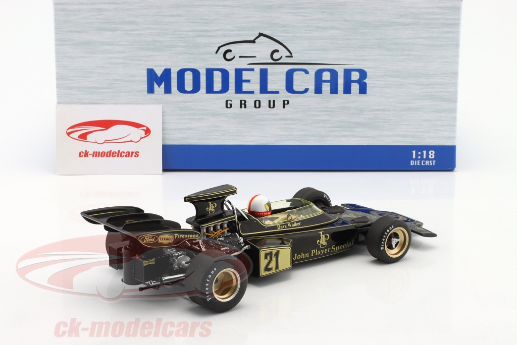 ModelCarGroup 1:18 Dave Walker Lotus 72D #21 Spagna GP formula 1 1972 ...