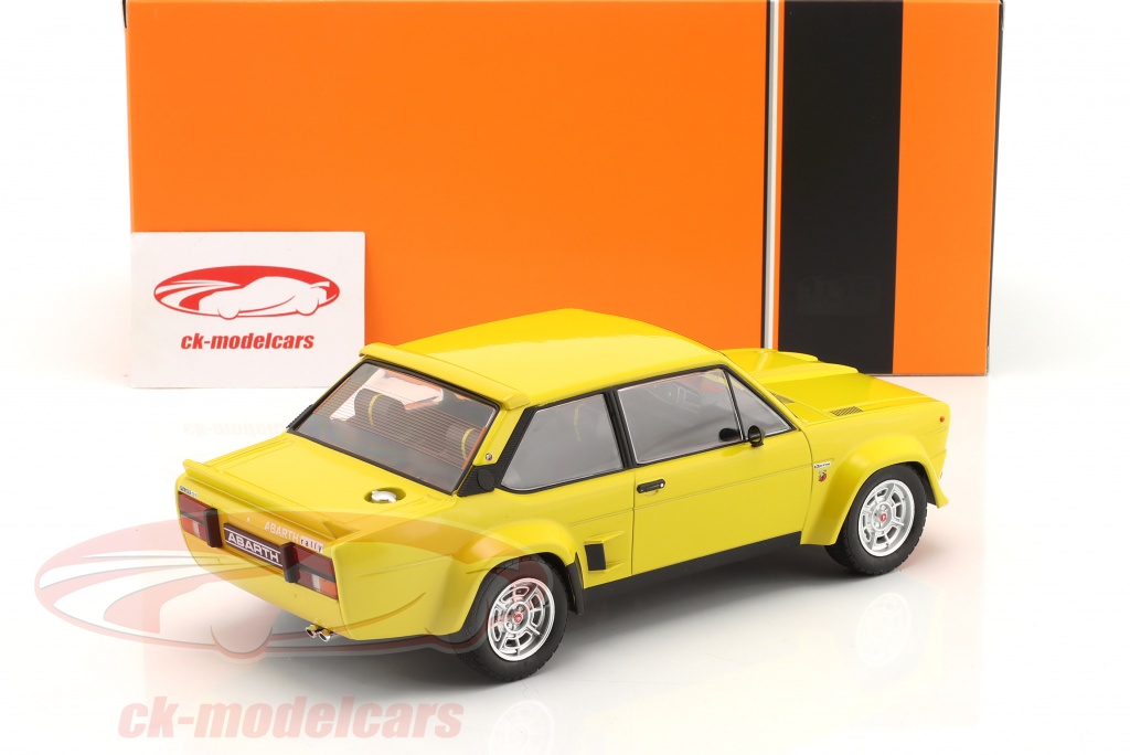 Ixo 1:18 Fiat 131 Abarth Construction year 1980 yellow 18CMC128.22 ...