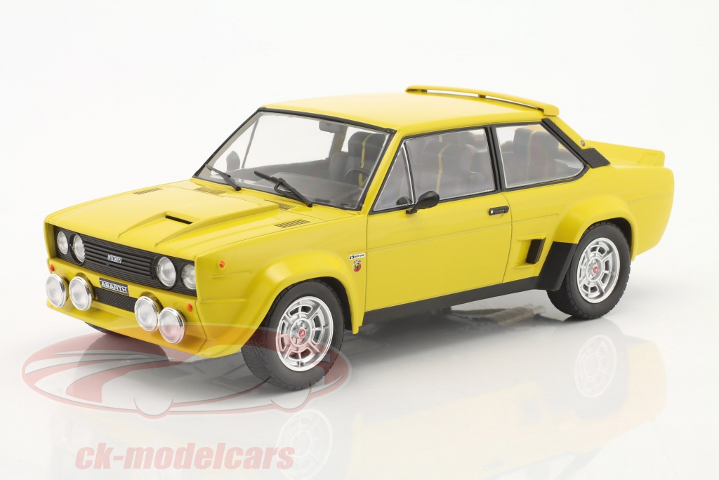 Ixo 1:18 Fiat 131 Abarth Construction year 1980 yellow 18CMC128.22 ...