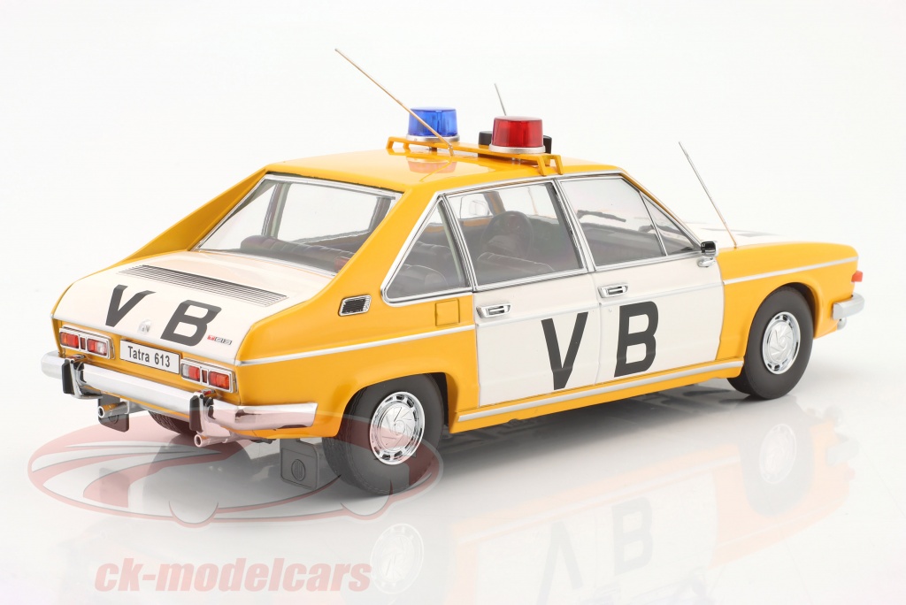 Triple9 1:18 Tatra 613 Police Czechoslovakia 1979 yellow / white T9 ...