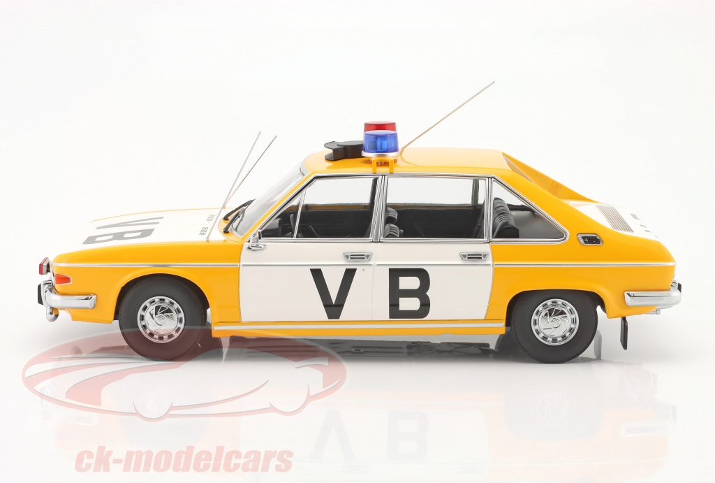 Triple9 1:18 Tatra 613 Police Czechoslovakia 1979 yellow / white T9 ...