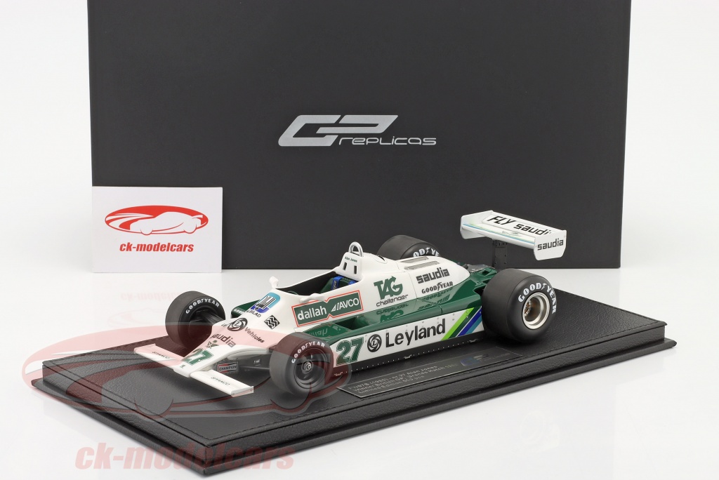 GP Replicas 1:18 Alan Jones Williams FW07B #27 Sieger British GP Formel ...