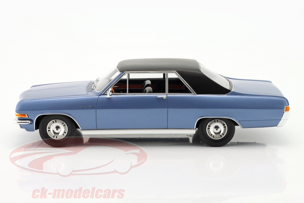 Schuco 1:18 Opel Diplomat A Coupe year 1965-67 Light Blue metallic ...