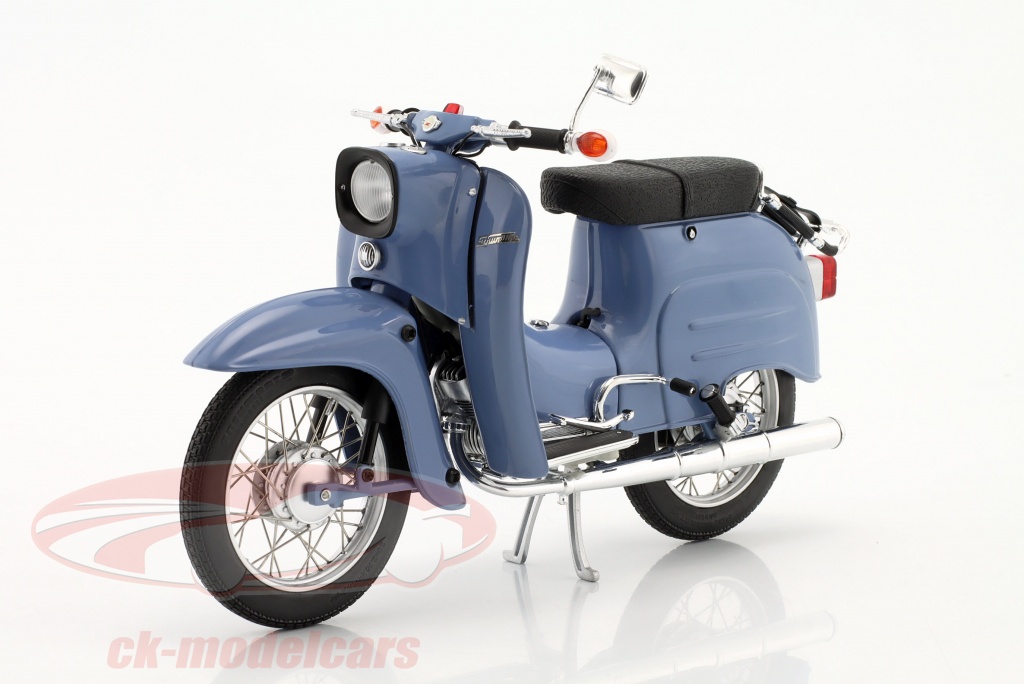 Schuco 1:10 Simson Schwalbe KR51/1 蓝色的 450649300 模型 汽车 450649300 4007864061471