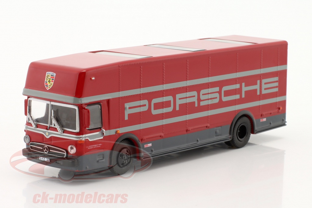 Schuco 1:87 Mercedes-Benz O 317 Race Car Transporter Porsche Motorsport ...