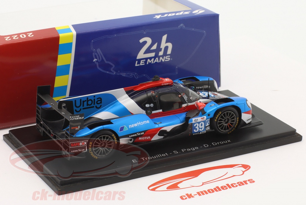 Spark 1:43 Oreca 07 #39 24h LeMans 2022 GRAFF Racing S8634 model car ...