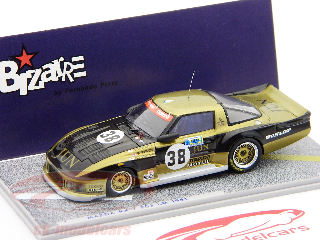 Spark 1:43 Mazda RX-253 #38 LeMans 1981 Bizarre BZ373 model car BZ373 ...