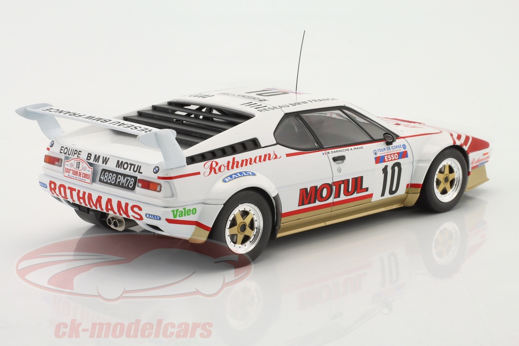 Ixo 1:18 BMW M1 #10 Rallye Tour de Corse 1982 Darniche, Mahe 18RMC114 ...