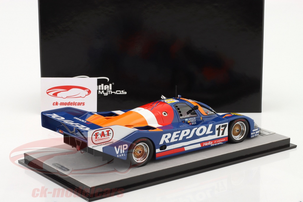Tecnomodel 1:18 Porsche 962C #17 24h LeMans 1991 Repsol Brun Motorsport TM18-271B Modellauto ...