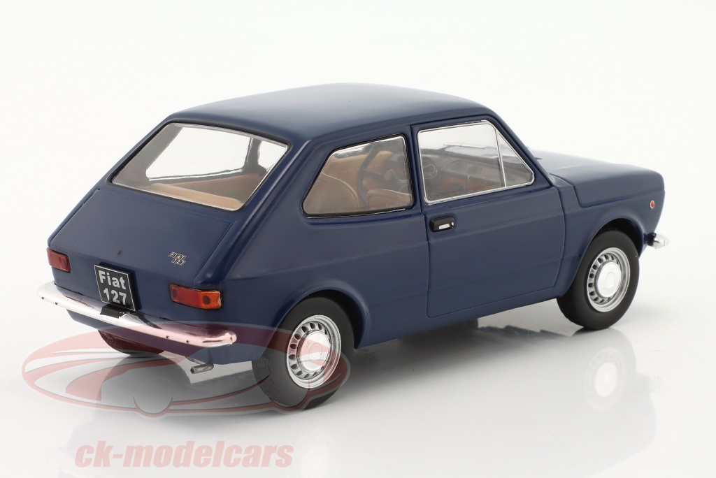 WhiteBox 1:24 Fiat 127 dark blue WB124148 model car WB124148 4052176757093