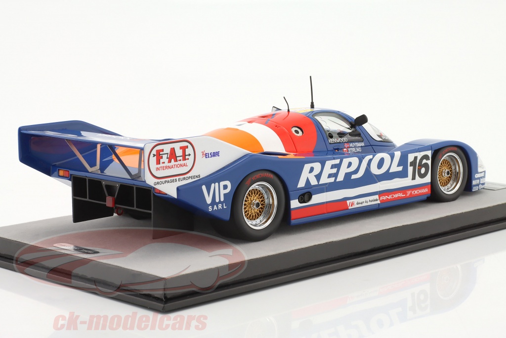 Tecnomodel 1:18 Porsche 962C #16 24h LeMans 1991 Repsol Brun Motorsport TM18-271A model auto ...