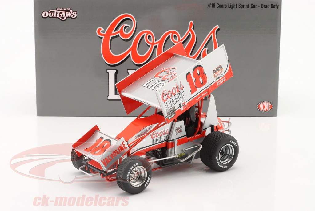GMP 1:18 Coors Light Sprint Car #18 Brad Doty A1809525 model auto A1809525