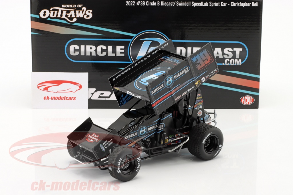GMP 1:18 Swindell SpeedLab Sprint Car 2022 #39 Christopher Bell ...