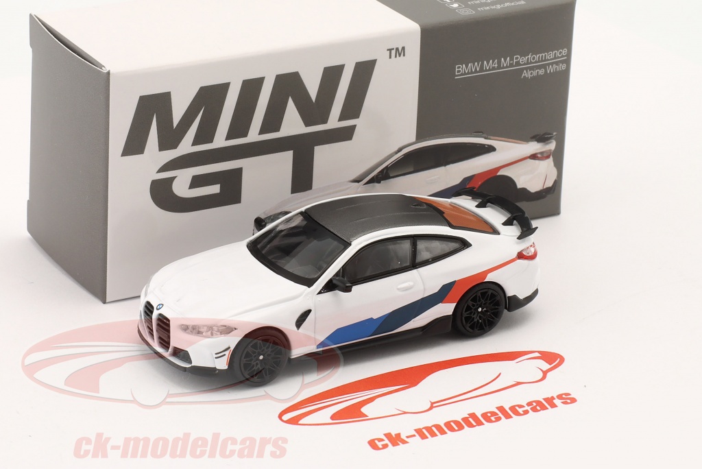 True Scale 1:64 BMW M4 M-Performance LHD (G82) bianco alpino MGT00346-L ...