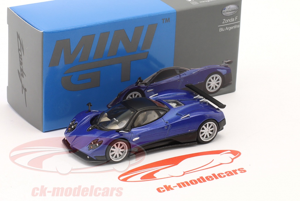 True Scale 1:64 Pagani Zonda F LHD argentina blue MGT00408L model car ...