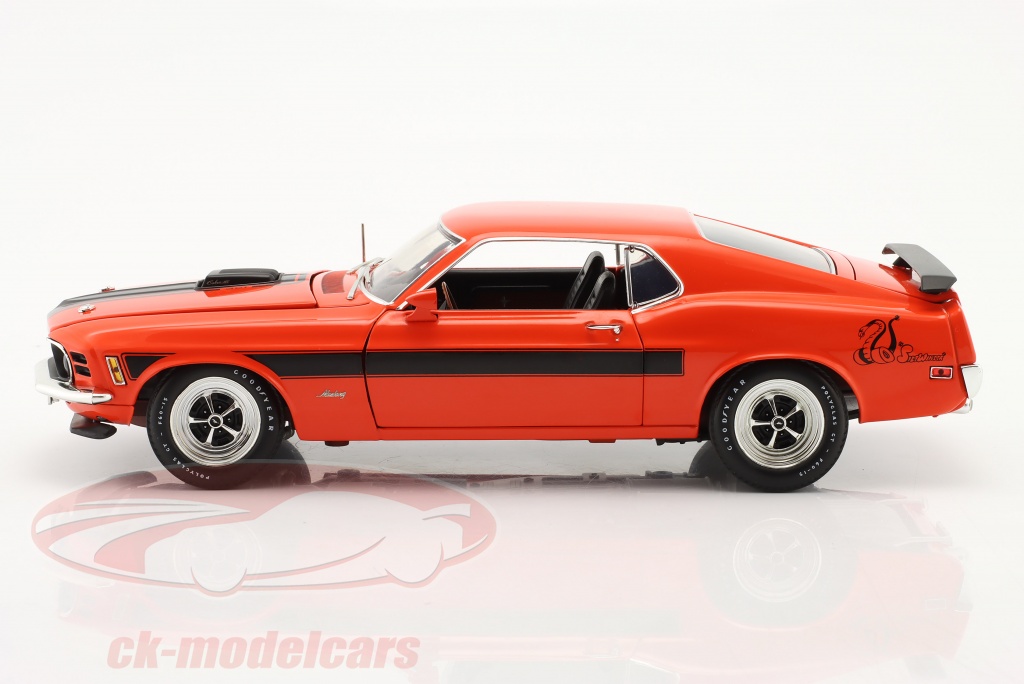 GMP 1:18 Ford Mustang Mach 1 Sidewinder 建设年份 1970 红色的 A1801861 模型 汽车 ...