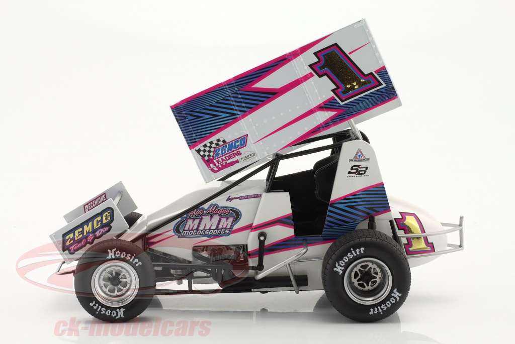 GMP 1:18 ZEMCO Sprint Car 2022 #1 Logan Wagner A1822017 modello auto ...