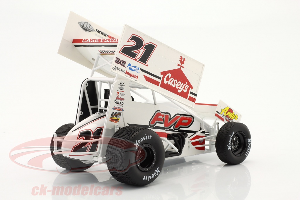 GMP 1:18 Casey's General Store Sprint Car 2022 #21 Brian Brown A1822009 ...