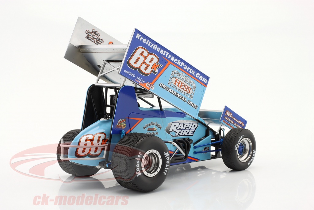 GMP 1:18 Hess Iron Sprint Car 2022 #69K Lance Dewease A1822008 model ...