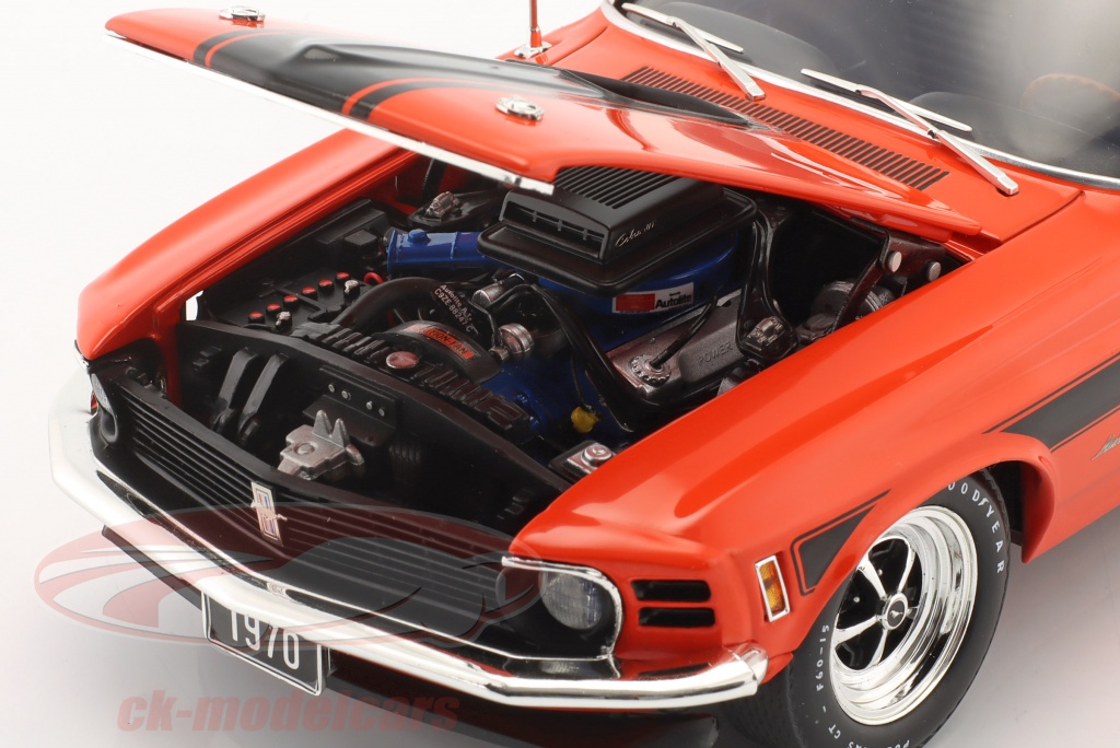 GMP 1:18 Ford Mustang Mach 1 Sidewinder 建设年份 1970 红色的 A1801861 模型 汽车 ...