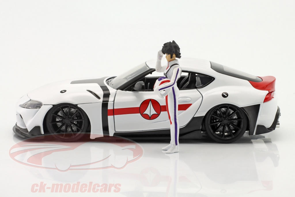 Jadatoys 1:24 Toyota Supra 2020 と 形 Rick Hunter 連続テレビ番組 Robotech ...