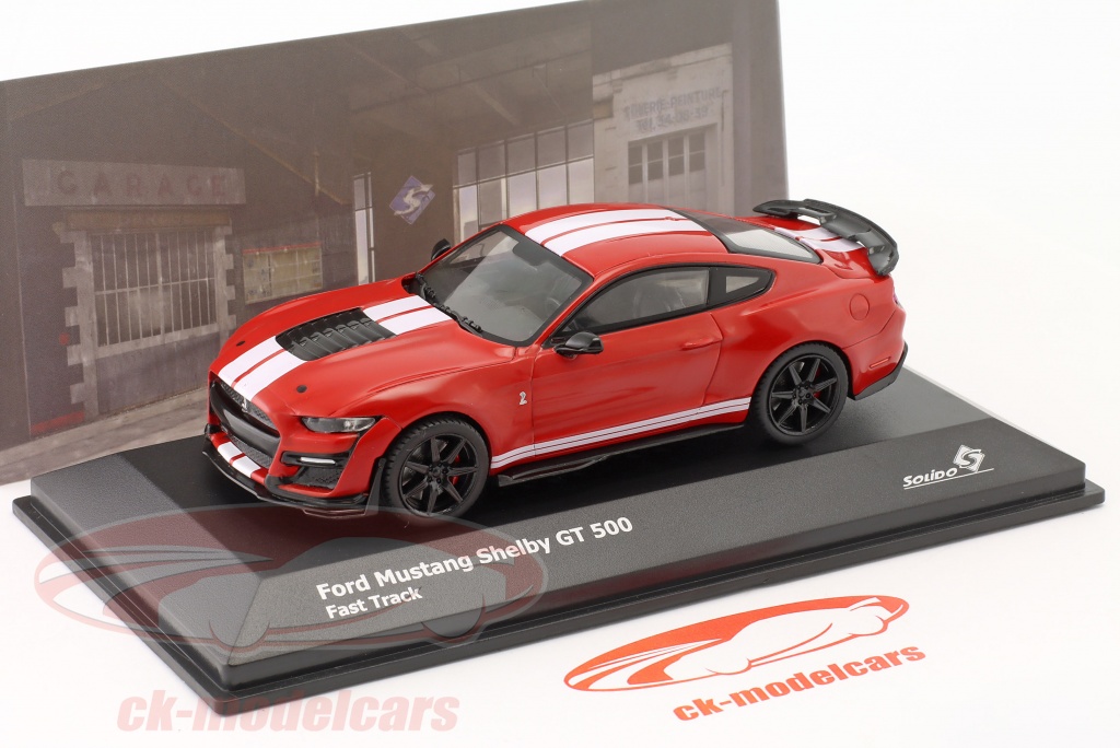 Solido 1:43 Ford Mustang Shelby GT500 Fast Track 2020 racing красный ...