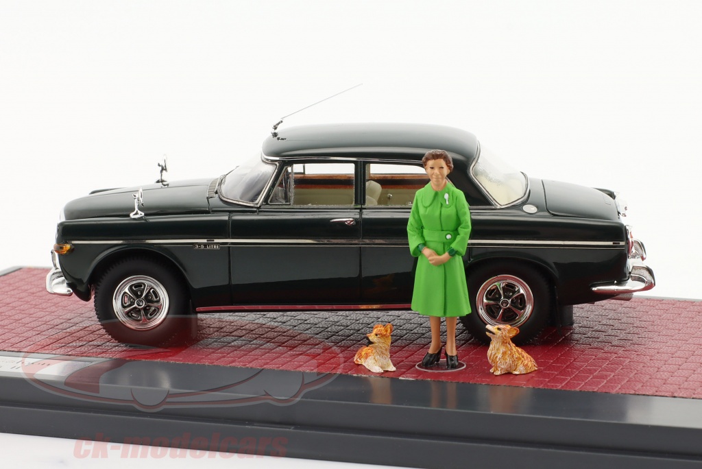 Matrix 1:43 Rover 3,5 Litre P5b H.M. Queen Elizabeth II と 形 MX41706-113 ...