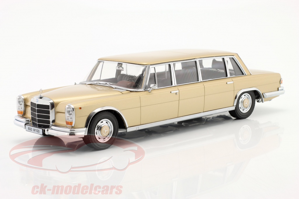 KK-Scale 1:18 Mercedes-Benz 600 Pullman LWB (W100) Baujahr 1964 gold ...