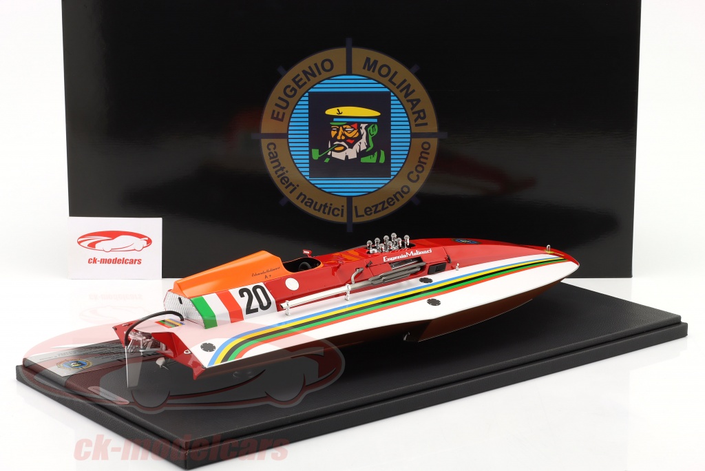 BBR Models 1:18 Molinari 4 Punti Offshore #20 formule bateau à moteur ...