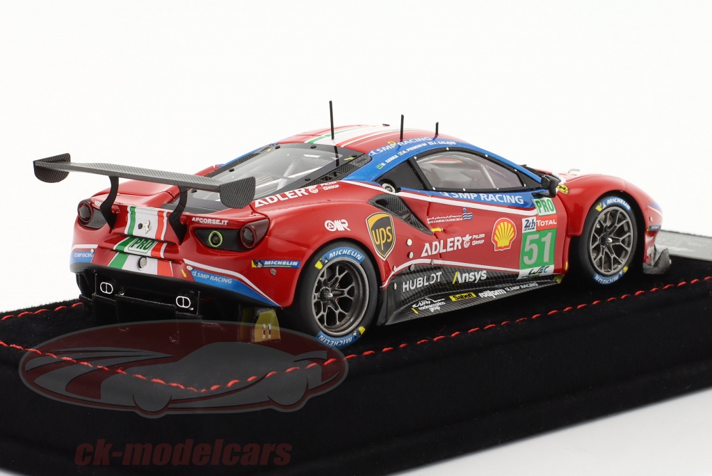 BBR Models 1:43 Ferrari 488 GTE Evo #51 24h LeMans 2020 Calado, Guidi ...