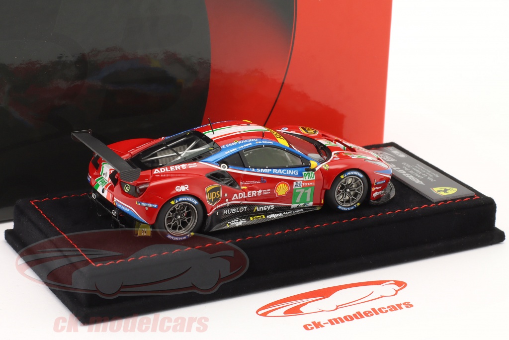 BBR Models 1:43 Ferrari 488 GTE Evo #71 24h LeMans 2020 Bird, Molina ...