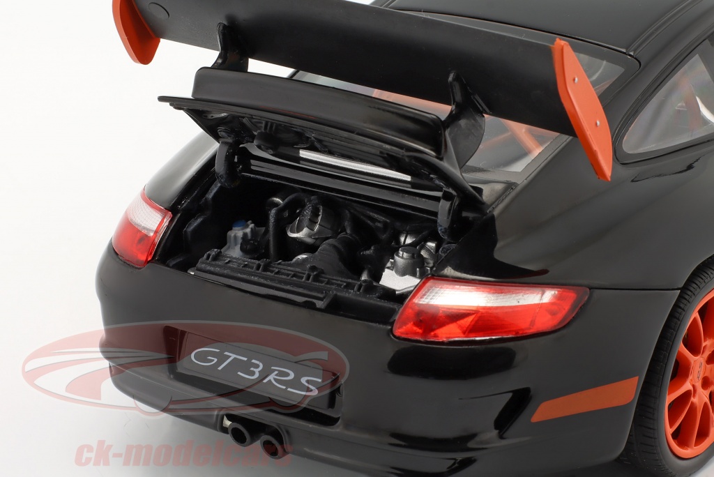 Welly 1:18 Porsche 911 (997) GT3 RS schwarz / orange 18015W Modellauto 18015W 4891761180157