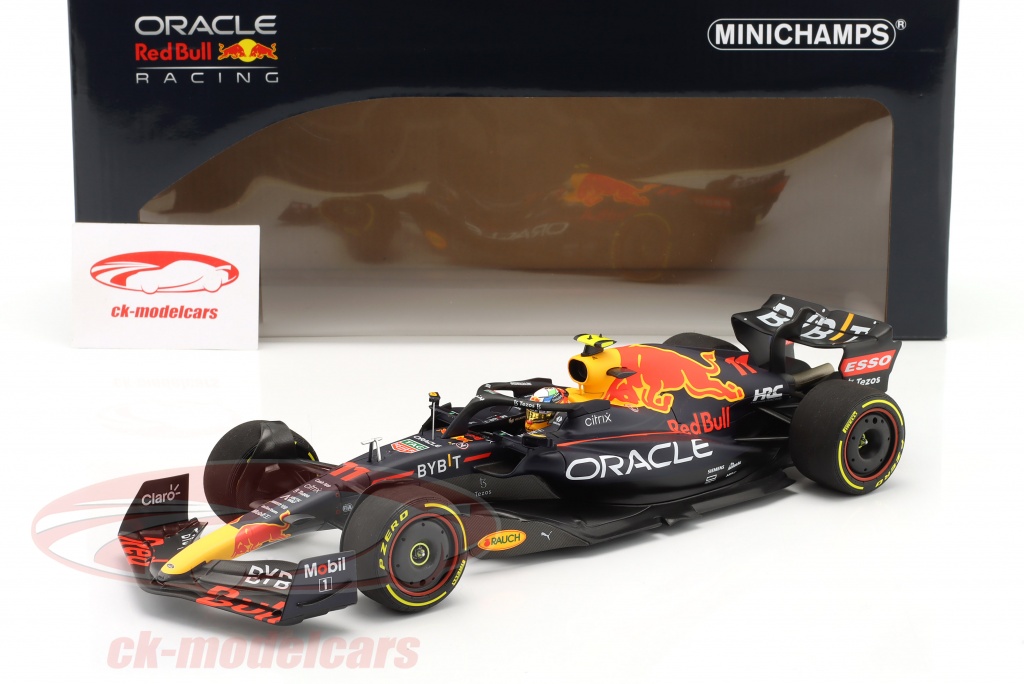 Minichamps 1:18 Sergio Perez Red Bull RB18 #11 Saudi Arabian GP formula ...